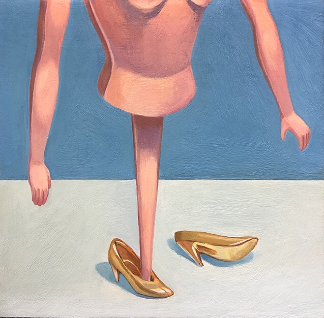 Alter Egos 20 – Gold Heels – Stephanie Han Art & Design