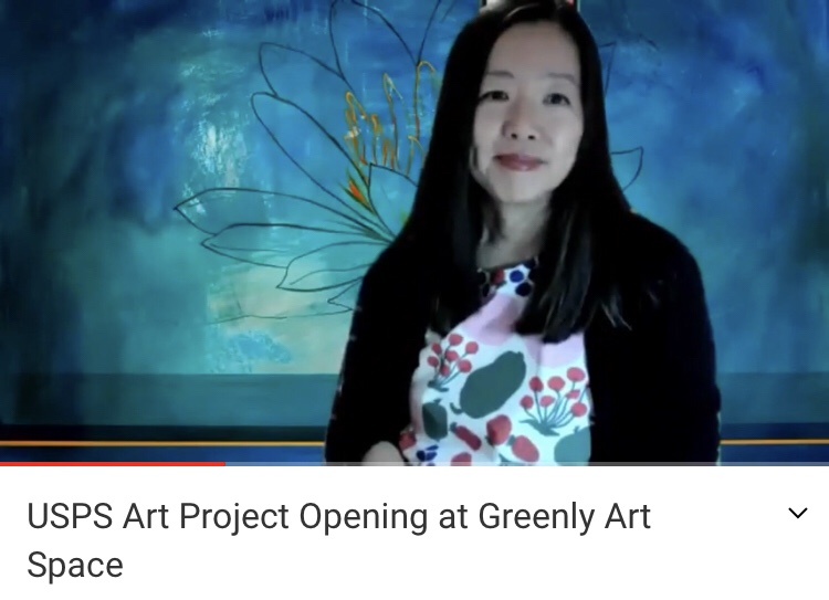 USPS Art Project Exhibit at Greenly Art Space – Stephanie Han Art & Design